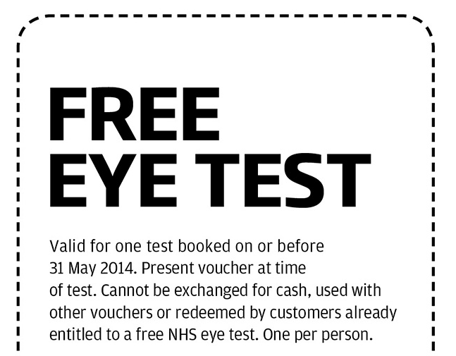 Free Eye Test At Specsavers Valid Until 31st August 2014 Gratisfaction UK