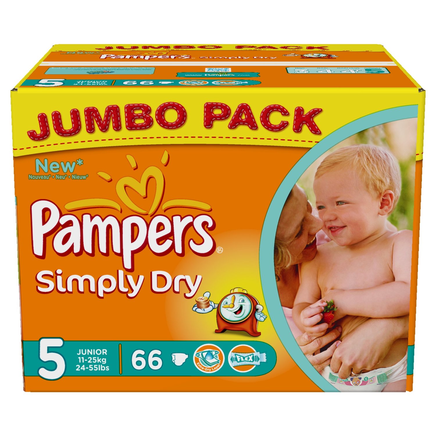 BARGAIN Pampers Simply Dry Size 5 Nappies 18 At Amazon 7p Each BARGAIN Pampers Simply Dry Size 5 Nappies 18 At Amazon 7p Each