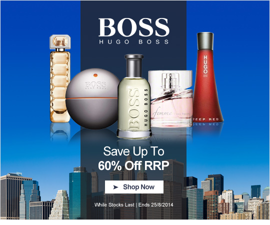 FLASH SALE Up To 60% Off Hugo Boss Fragrances At AllBeauty (Ends 25th ...