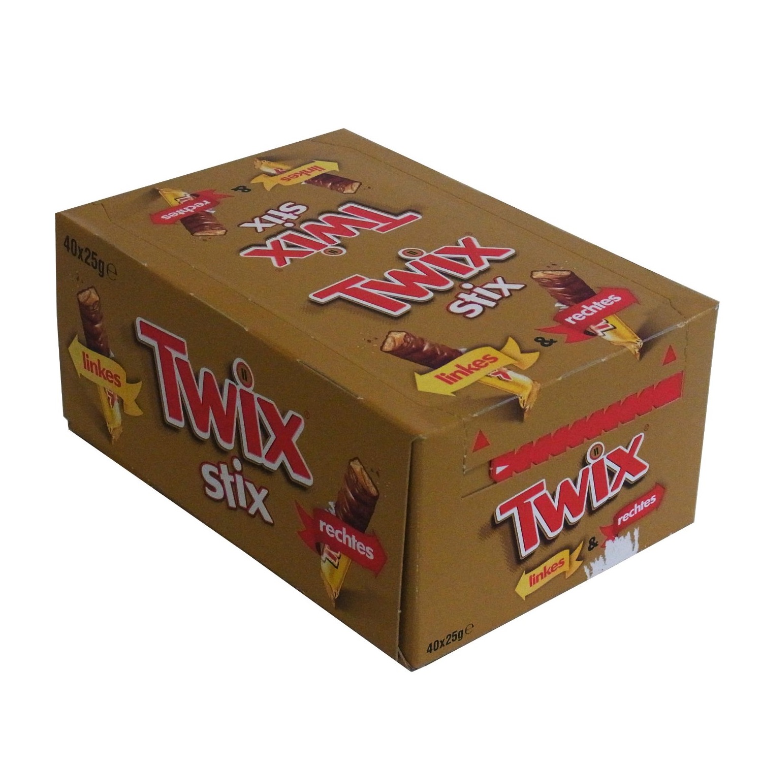 BARGAIN Twix Stix Left And Right Part Limited Edtion 25g (pack of 40 ...