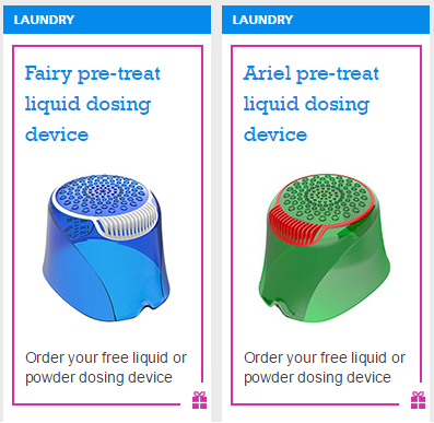 FREE Ariel And Fairy Dosing Devices | Gratisfaction UK