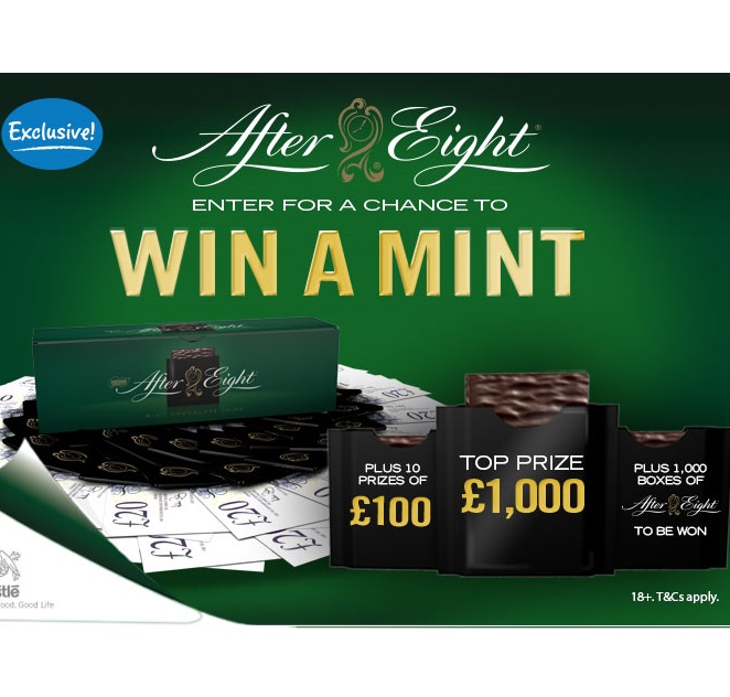 FREE After Eight Mint Chocolate Thins | Gratisfaction UK