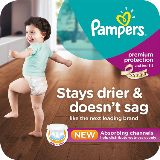 FREE Pampers Active Fit Nappies | Gratisfaction UK