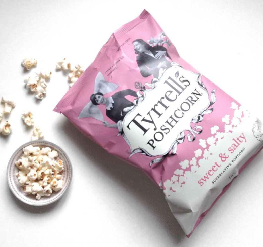 FREE Tyrell’s Poshcorn Popcorn | Gratisfaction UK