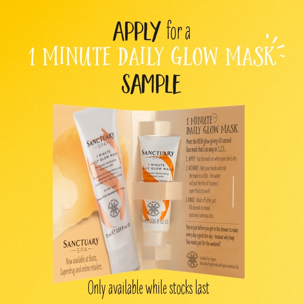 FREE Sanctuary Spa Glow Mask | Gratisfaction UK