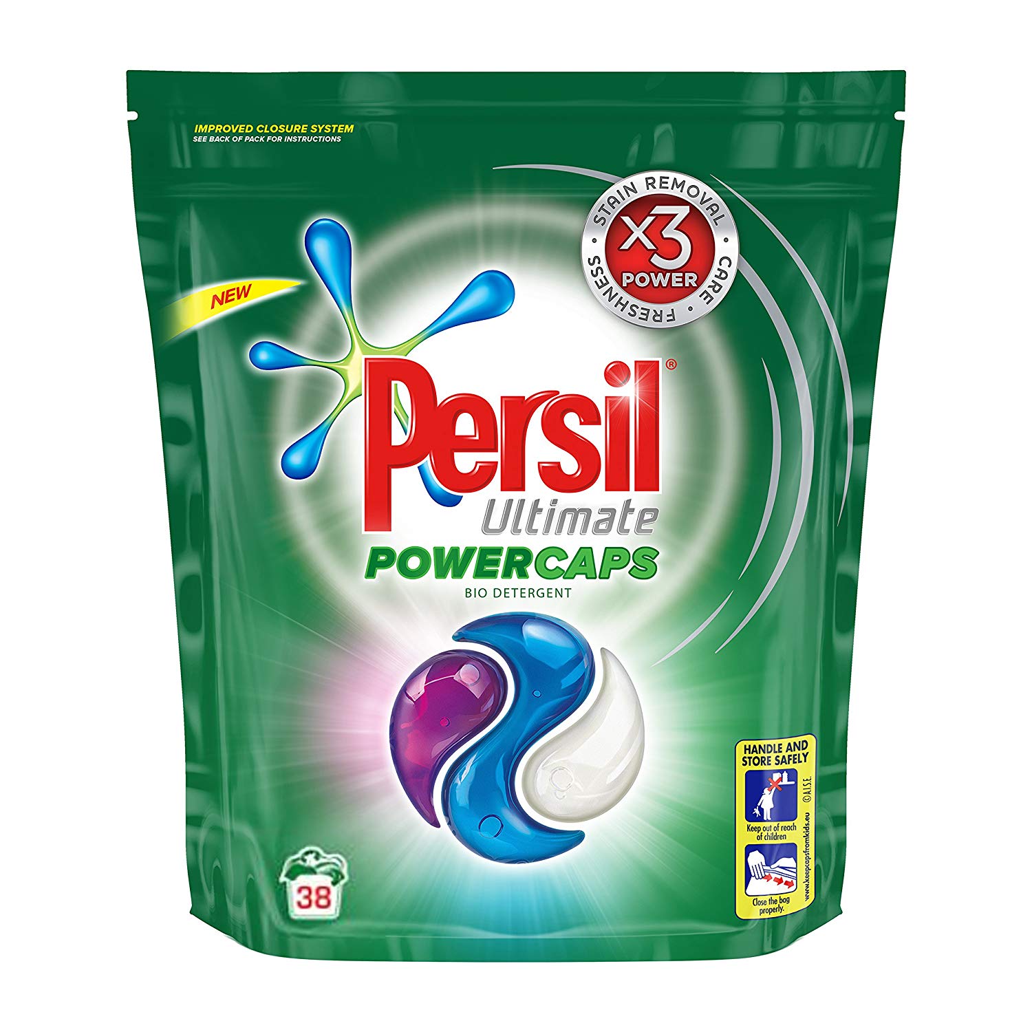 BARGAIN Persil Powercaps Bio Washing Capsules, 3*38 wash RRP £33 NOW £ ...