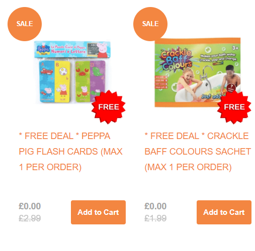 FREE Toy Bundle – 4 Free Toys (Worth £10) | Gratisfaction UK
