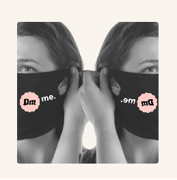 FREE DM Me Face Mask | Gratisfaction UK