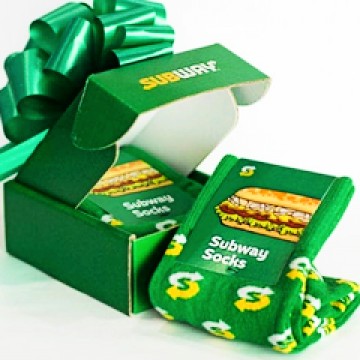 FREE Subway Festive Socks | Gratisfaction UK
